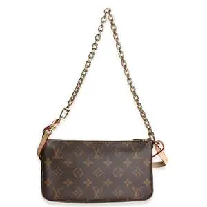 LOUIS VUITTON Monogram Canvas Pochette Accessoires Nm - Brown