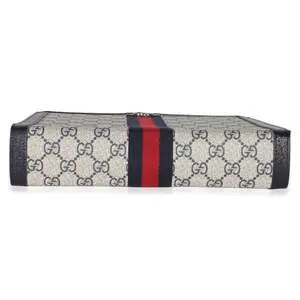 Gucci Ophidia Gg Supreme Canvas Large Pouch