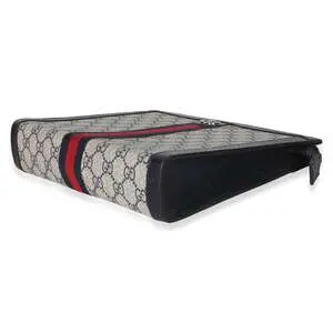 Gucci Ophidia Gg Supreme Canvas Large Pouch