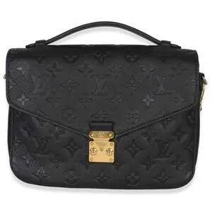LOUIS VUITTON Monogram Empreinte Pochette Métis - Black