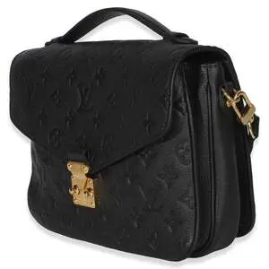LOUIS VUITTON Monogram Empreinte Pochette Métis - Black
