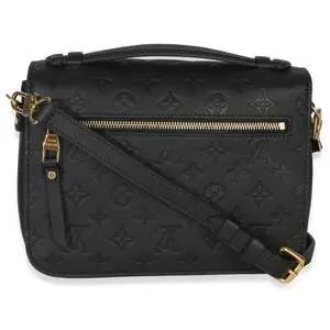 LOUIS VUITTON Monogram Empreinte Pochette Métis - Black