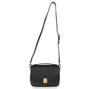 LOUIS VUITTON Monogram Empreinte Pochette Métis - Black