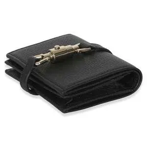Gucci Piuma Calfskin Jackie 1961 Wallet - Black