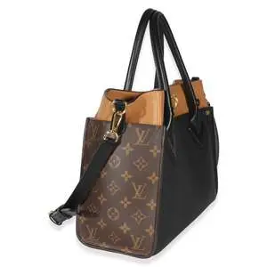 LOUIS VUITTON On My Side Mm Monogram Canvas Top Handle Bag - Black