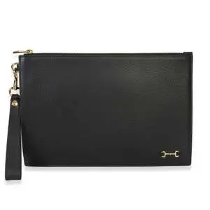 Gucci Dollar Calfskin Horsebit 1955 Zip Clutch