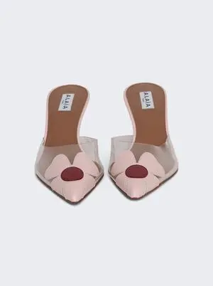 Alaïa Bloom Mules - Pink