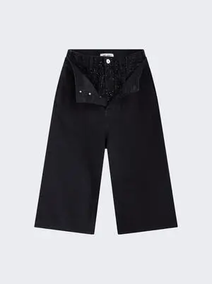Attico Double Layer Jeans - Black