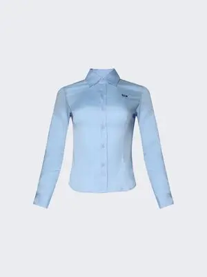 Vetements Fitted Classic Shirt Light Blue - Light  Blue