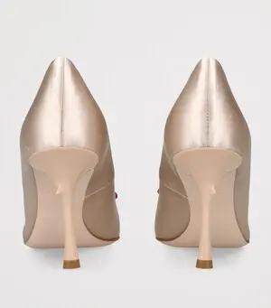 ROGER VIVIER Satin Rose Pumps 85
