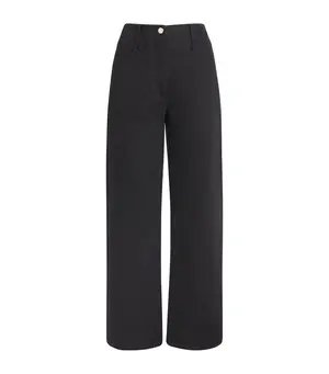Claudie Pierlot High-rise Wide-leg Jeans