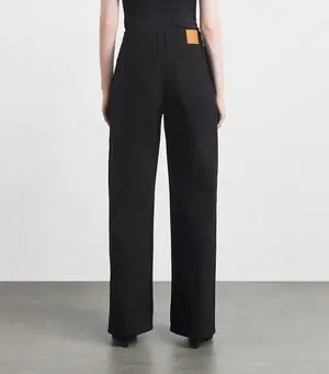 Claudie Pierlot High-rise Wide-leg Jeans