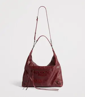 Balenciaga Lambskin Le City Shoulder Bag