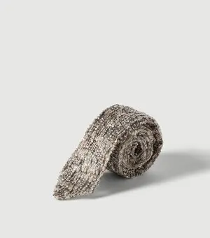 Brunello Cucinelli Dazzling Craquelé Embellished Tie