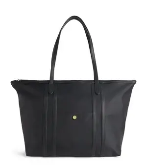 Harrods Nylon Jetsetter Tote Bag - Black