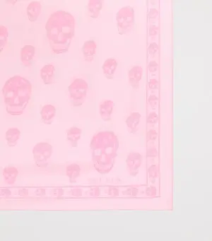 Alexander McQueen Silk Skull Scarf