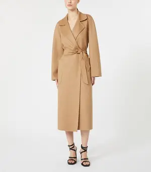 Max Mara Camelwool Belted Coat - Beige