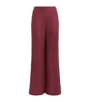 Faithfull The Brand Syna Wide-leg Trousers - Pink