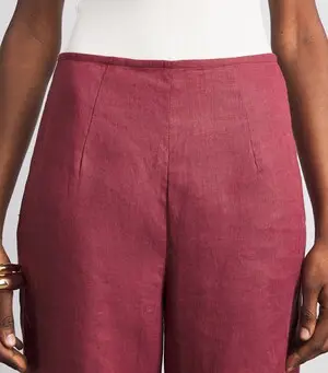 Faithfull The Brand Syna Wide-leg Trousers - Pink