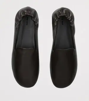 THE ROW Casa Leather Slippers