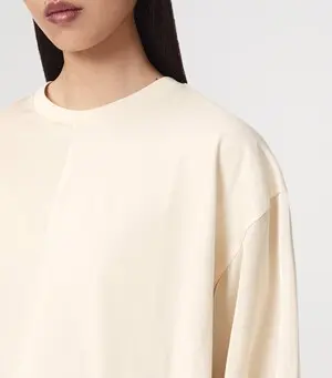 ALLSAINTS Cotton Lace-trim T-shirt - White