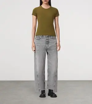 ALLSAINTS Organic Cotton Stevie T-shirt - Green