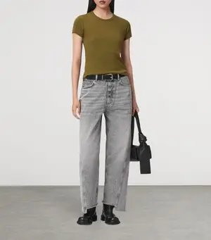 ALLSAINTS Organic Cotton Stevie T-shirt - Green