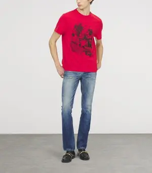Alexander McQueen Cotton Fanzine Print T-shirt