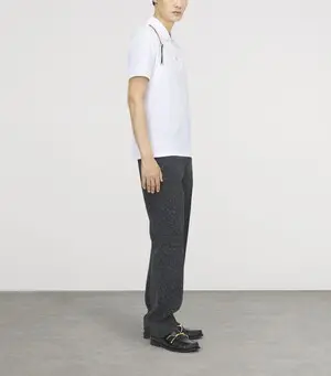 Alexander McQueen Cotton Harness Polo Shirt