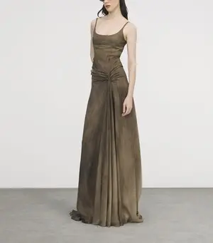 Alexander McQueen Asymmetric Gathered Gown