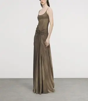 Alexander McQueen Asymmetric Gathered Gown