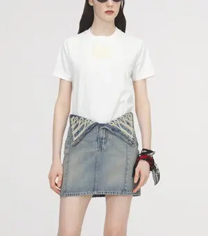 Alexander McQueen Embroidered Logo T-shirt