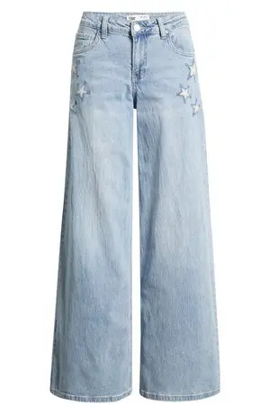 YMI Joey Star Wide Leg Jeans