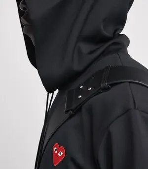 Play Comme Des Garcon Hoodie With Heart Emblem