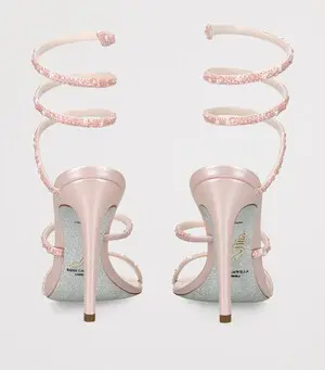 Rene Caovilla Embellished Strappy Stiletto Sandals