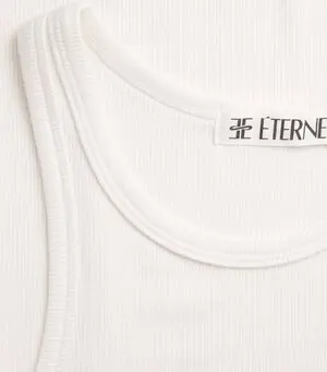 Eterne Ribbed Tank Top