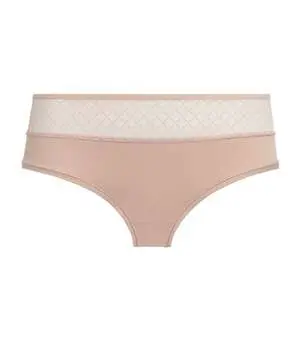 Chantelle Lace-detail Norah Shorty Briefs - Pink