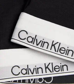 Calvin Klein Cotton-blend Icon Unlined Bralette