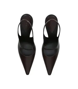 Alaïa Leather Drop Slingback Pumps 90
