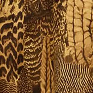 ALLSAINTS Animal Print Claire Midi Dress - Gold