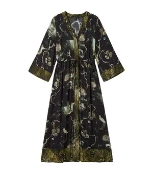 ALLSAINTS Printed Diana Midi Wrap Dress