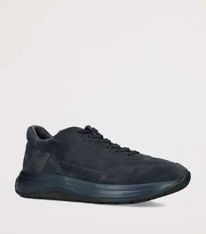 Hogan Suede Lace-up Sneakers - Navy