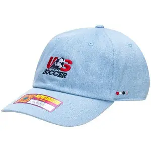 FAN INK Usmnt Making History Adjustable Trucker Hat - Light Blue