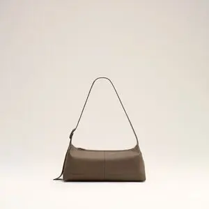 AMI Paris Small Taurillon Leather Crossbody Bag