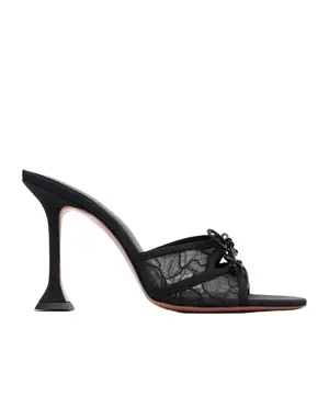 Amina Muaddi Eleonora 95 Lace High-heeled Sandals