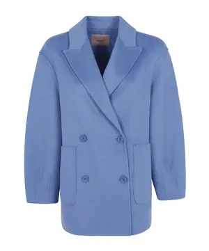 TWINSET Wool-blend Cloth Caban Coat - No