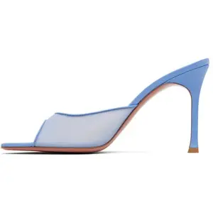 Amina Muaddi Alexa 95 Mesh High-heeled Sandals