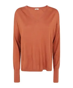 Aspesi V-neck Knitted Sweater - No