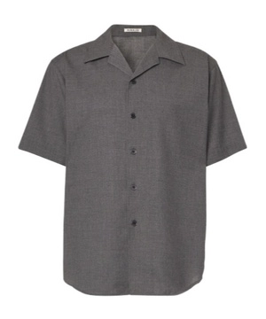 Auralee Lightweight Short-sleeve Shirt - Black
