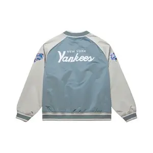 Mitchell & Ness New York Yankees Lightweight Satin Full-snap Jacket